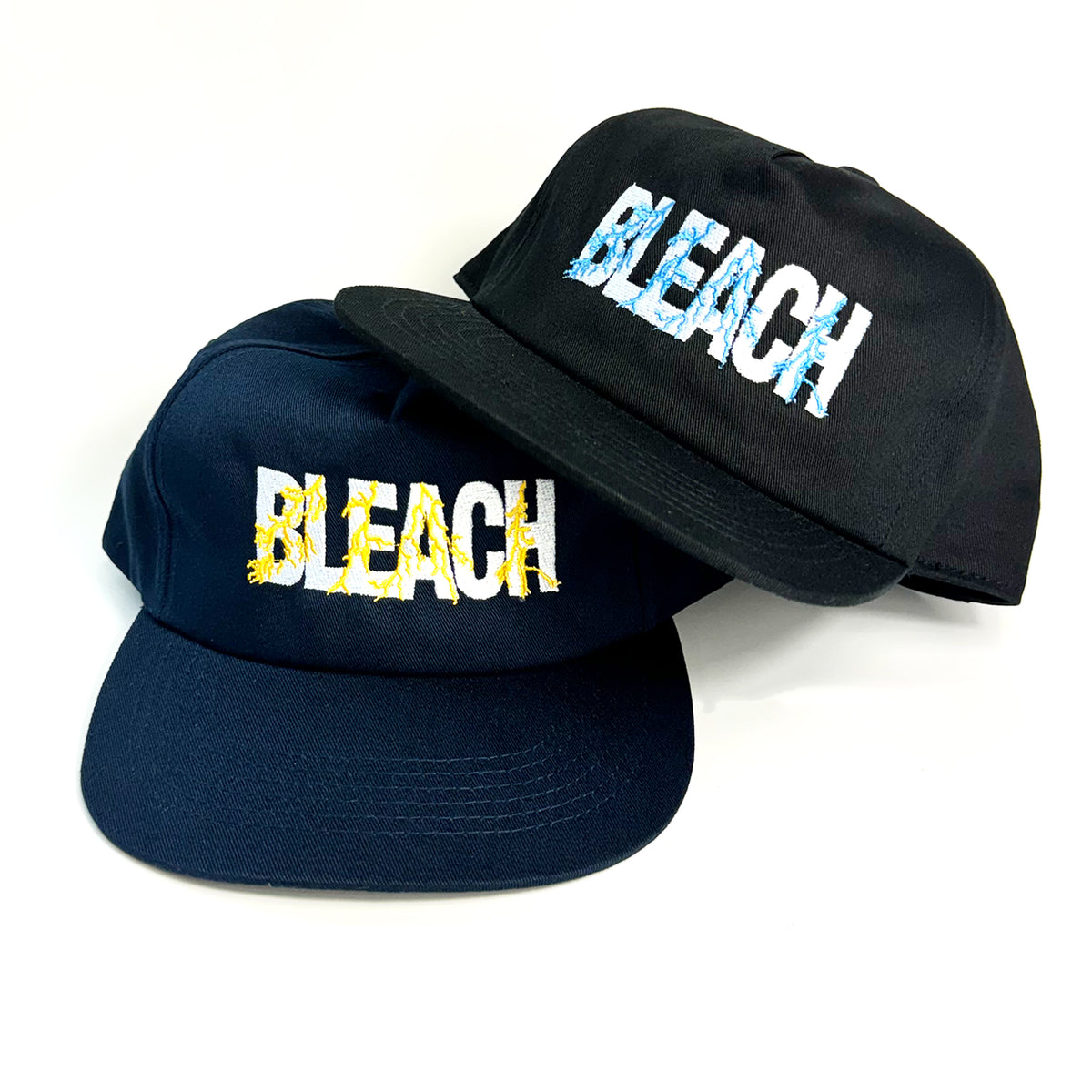 Lightning 5 Panel Hat - Black – Bleach USA