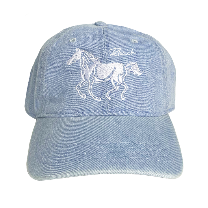 Horses Denim Hat - Blue – Bleach USA